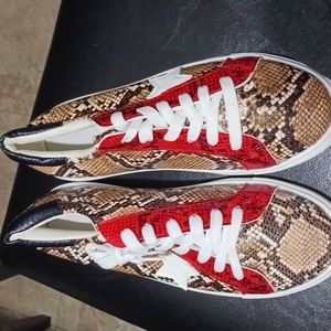Shoes | New Luxury Snake Pattern Design Sneakers Sz 9 | Poshmark